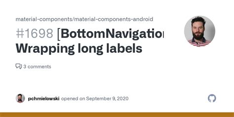 Bottomnavigationview Wrapping Long Labels · Issue 1698 · Material