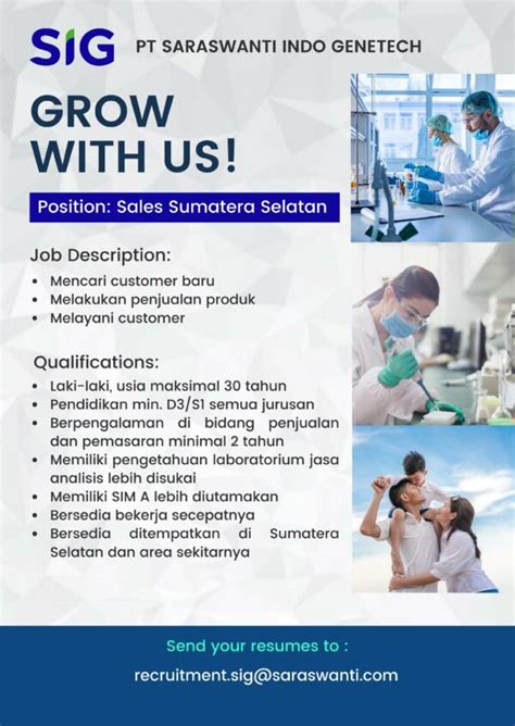 PT Saraswanti Indo Genetech Career Development Center Universitas