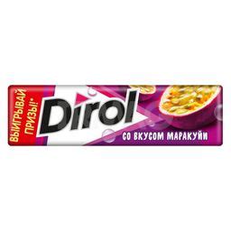 Dirol Жевательная резинка Маракуйя, без сахара, 13.6 г, 1 шт. купить по ...