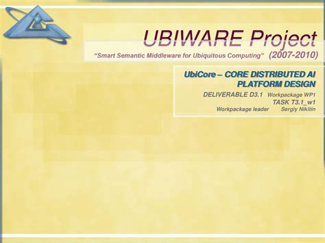 Smart Semantic Middleware For Ubiquitous Computing” Ppt Download