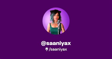 Saaniyax Facebook TikTok Twitch Linktree
