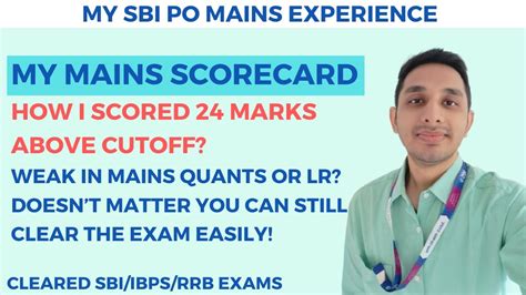 My Sbi Po Mains Experience And Scorecardhow I Scored 24 Marks Above