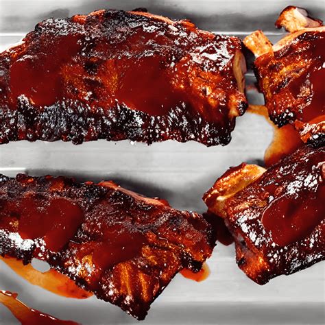 Tender Pork Ribs On A Grill Creative Fabrica