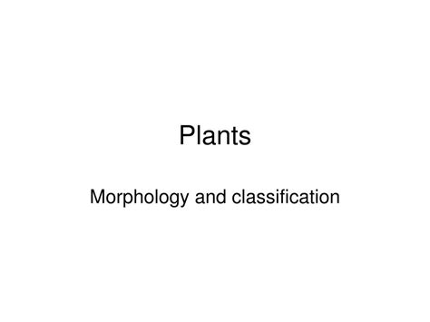 Ppt Plants Powerpoint Presentation Free Download Id1093566
