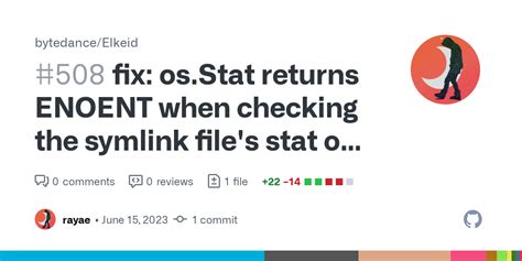 Fix Os Stat Returns ENOENT When Checking The Symlink File S Stat Of