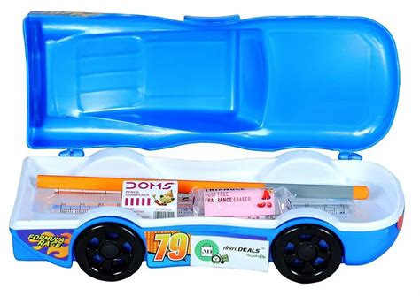 Blue Plastic Car Pencil Box At Rs 59 Piece Surat Id 2849110316530