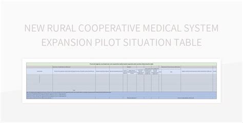 Free Expansion Templates For Google Sheets And Microsoft Excel Slidesdocs