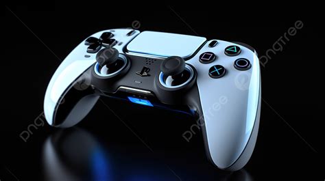 The Playstation Pro Glowing Controller Background Ps5 Controller