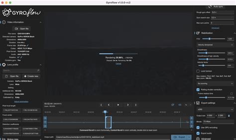 GyroFlow новая версия RC DJI Lab