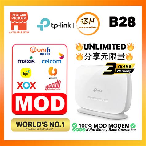 TP Link MR UNLIMITED Mbps Wireless N G LTE Router TL MR BAND B MOD MODEM LAN WAN