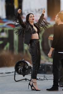Jessie J In Leather On Masterpiece Set 27 Gotceleb