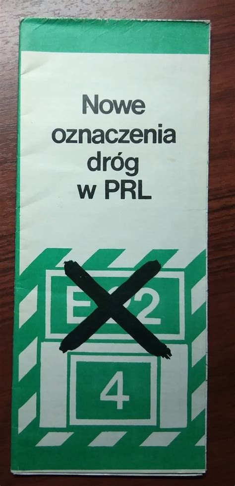 Nowe oznaczenia dróg w PRL mapa 1987 r 12102479809 oficjalne