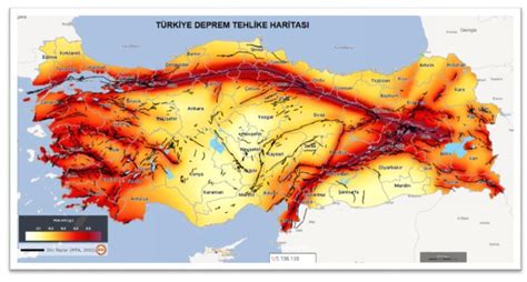 TÜRKİYE DEPREM RİSK HARİTASI GÜNCEL Türkiyede aktif kaç fay hattı var hangi illerden fay