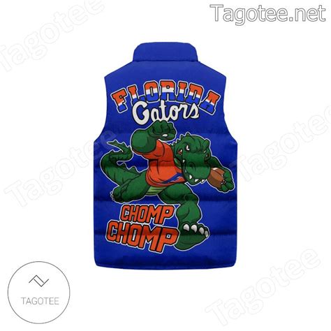 Florida Gators Chomp Chomp Puffer Vest Tagotee