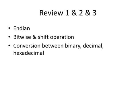 Recitation 4and5 And Review 1 And 2 And 3 Ppt Download