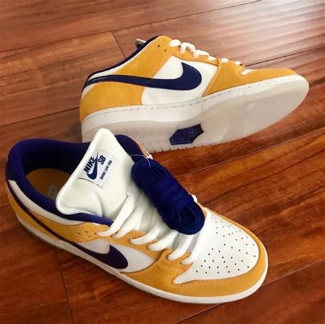 Nike Sb Dunk Low Lakers Sneakersfr