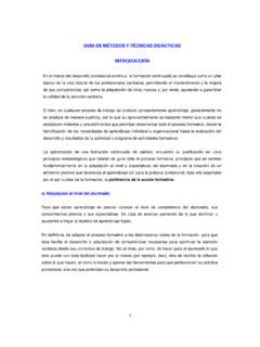 GUÍA DE MÉTODOS Y TÉCNICAS DIDÁCTICAS gu 205 a de m 201 todos y t