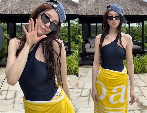 윤은혜 발리서 바캉스 여신 등장 원숄더 수영복으로 ‘청량美 폭발