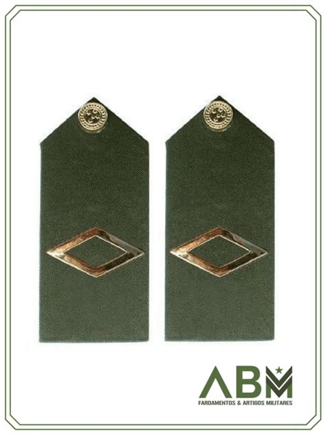 PLATINA DE SUBTENENTE DO EXÉRCITO BRASILEIRO