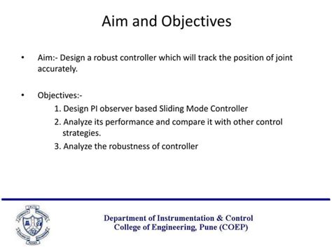 Sliding Mode Controller For Robotic Flexible Arm Joint PPTX Robotics Technology Computing