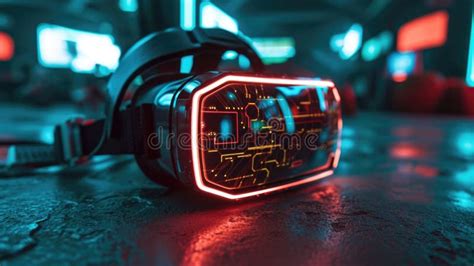 Neon Circuitry City in Twilight AI Generative Stock Photo - Image of design, cityscape: 321421818