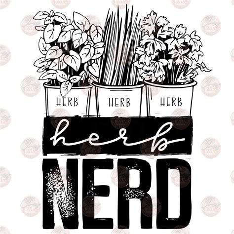 Herb Nerd Sublimation Transfer Classy Crafts