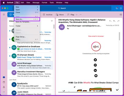 How To Download Emails From Outlook On Web Desktop And Mobile Guiding Tech