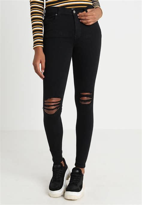 Drdenim Lexy Jeans Skinny Fit Blackblack Denim Zalandoie
