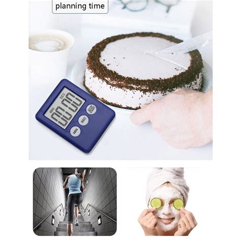 Single Timer Kitchen Clock Egg Clock Digital Timer Stop Watch Baking Kitchen Tools Small Cake