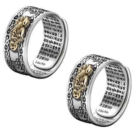 Anel Da Sorte Masculino Ou Feminino Feng Shui Traz Riqueza