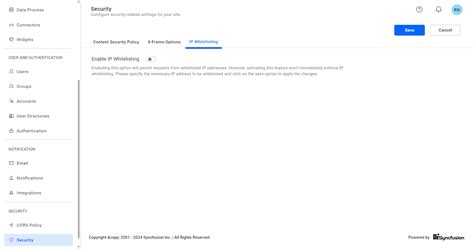 How To Configure Ip Whitelisting In Embedded Bi Bold Bi Docs