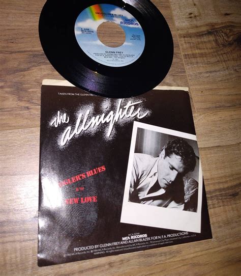 Glenn Frey Smugglers Blues 45 From The Allnighter Excellent Condition