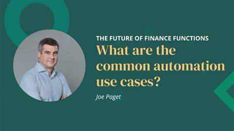 Common Finance Function Automation Use Cases Growcfo