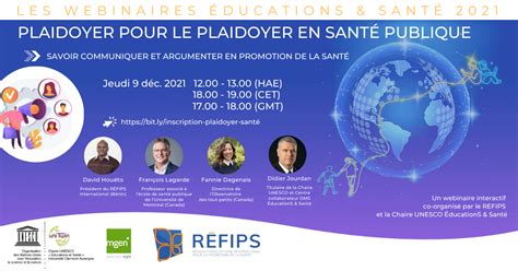 Webinaire Plaidoyer Pour Le Plaidoyer En Santé Publique Savoir