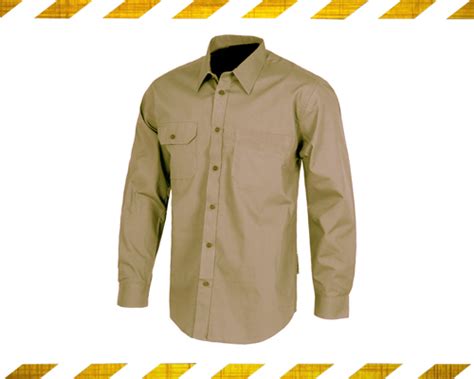 Camisa De Trabajo Beige Equipo De Seguridad Industrial Fisa