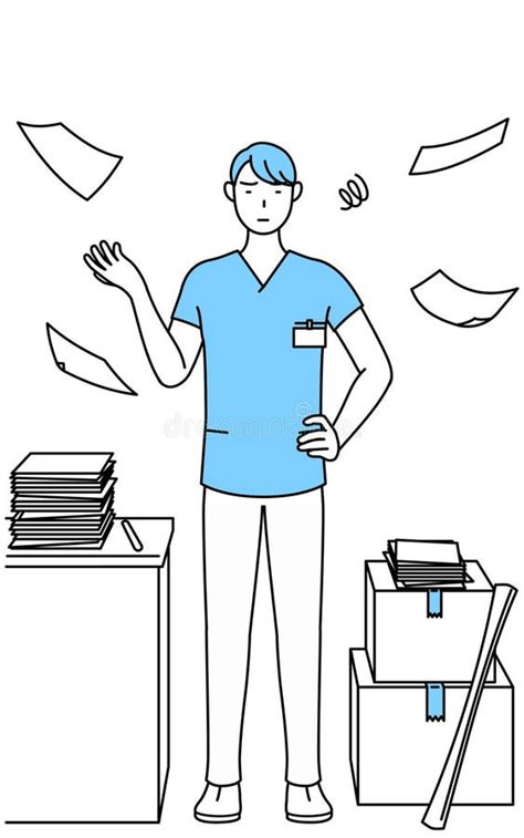 Nursing Assistant Line Drawing Stock Illustrations 397 Nursing
