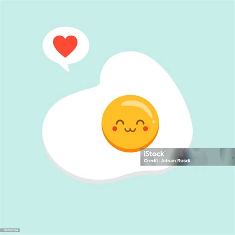 배경 벡터 일러스트레이션에 고립 된 귀여운 계란 만화 캐릭터 재미있는 패스트 푸드 메뉴 이모티콘 얼굴 아이콘 걱정 만화 얼굴