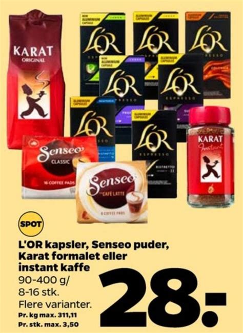 Lor Espresso Ristretto Decaffeinato Kaffekapsler Netto April 2023