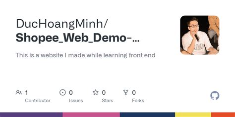 github duchoangminh shopee web demo html css this is a website i made while learning front end