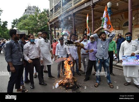Effigy Of Narendra Modi Was Set On Fire During An Agitation By The