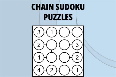 Chain Sudoku Puzzles X Graphic By Vesketch Creative Fabrica