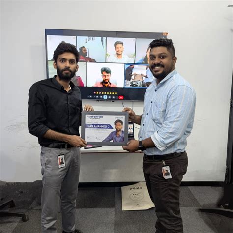 Congratulations To Ijas Ahammed Development Teams Performer Of The