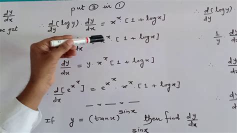 Logirithmic Differentiation Education Point Youtube