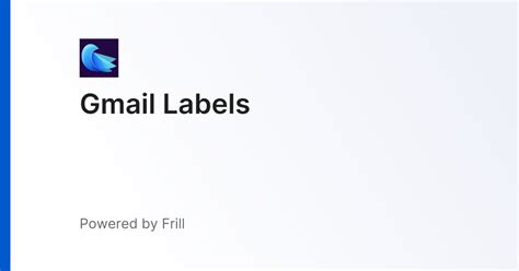 Gmail Labels