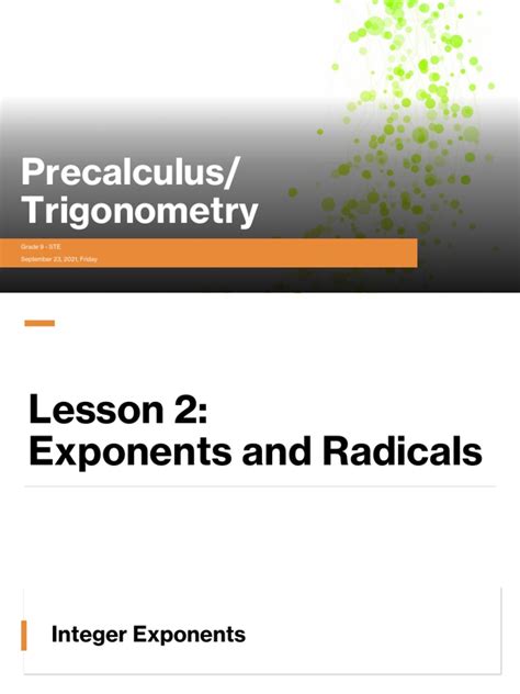 lesson 2 1 exponents pdf exponentiation numbers