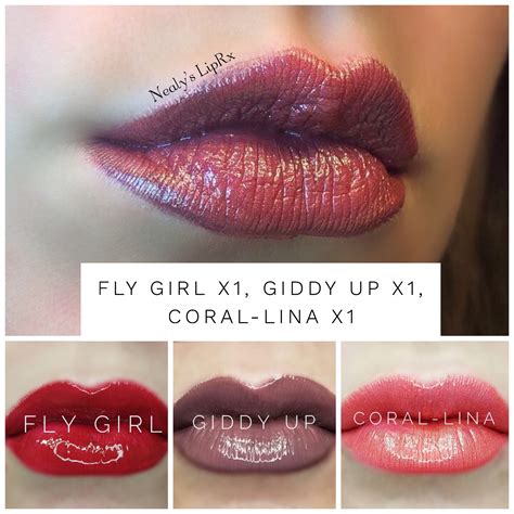 Fly Girl Lipsense X1 Giddy Up Lipsense X1 Coral Lina Lipsense X1 With