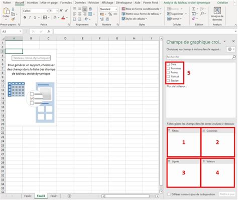 Tutoriel Excel Créer Un Tableau Croisé Dynamique Wekyo