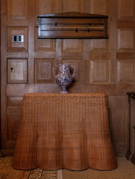 Adeline Rattan Console Table Sharland England By Louise Roe
