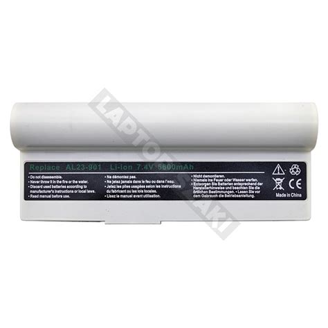 AL23 901 7 4V 6600mAh 48Wh fehér laptop akkumulátor
