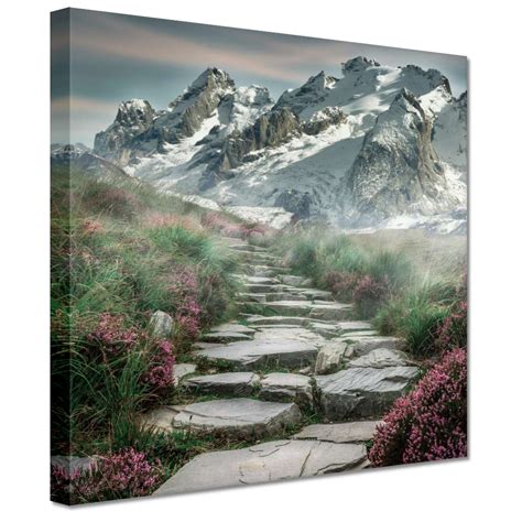 Obraz Górski widok Pejzaż Mgła 20x20cm ZeSmakiem Sklep EMPIK
